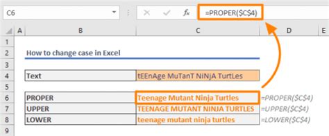 How To Change Case In Excel