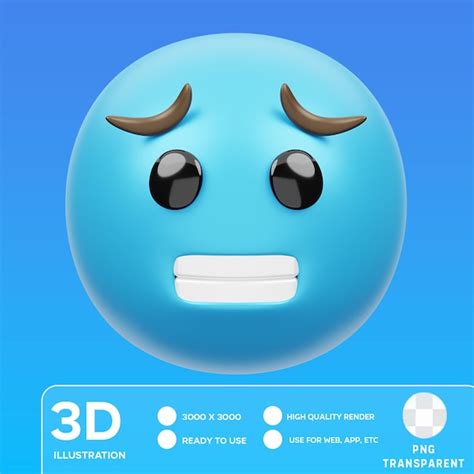 Premium Psd Psd Cold Face 3d Illustration