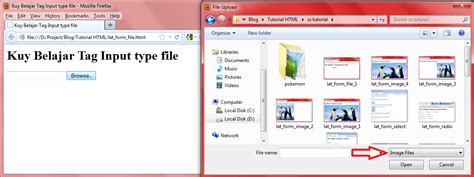 fungsi input type file beserta cara penggunaannya