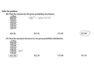 Prob Stats Study Final PPT