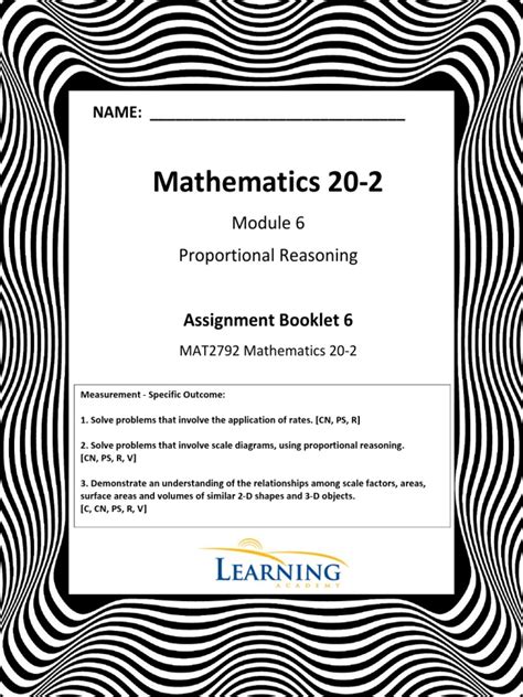 Math 20 2 Assignment Booklet 6 2022r Pdf