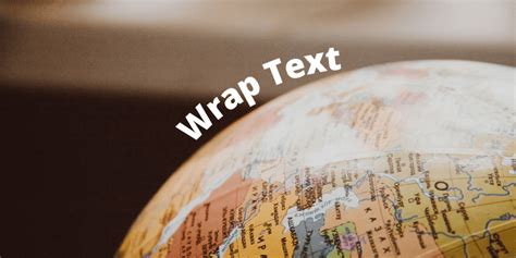 Ways To Wrap Text In Photoshop Step By Step