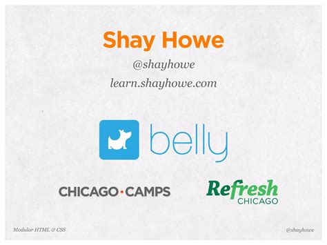 modular html and css workshop ppt