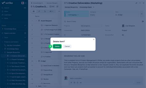 Deleting Projects Wrike Help Center