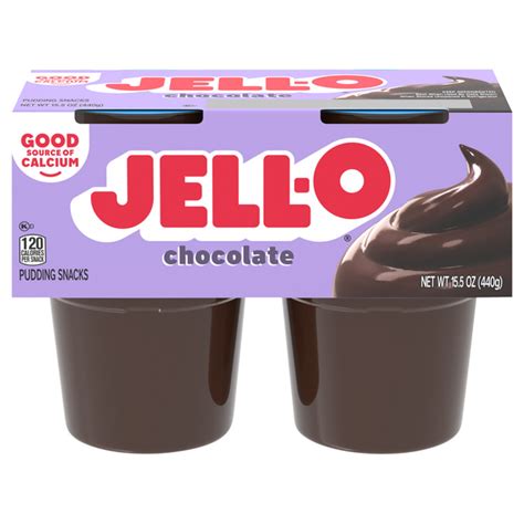 Jello Chocolate Pudding Nutrition Label
