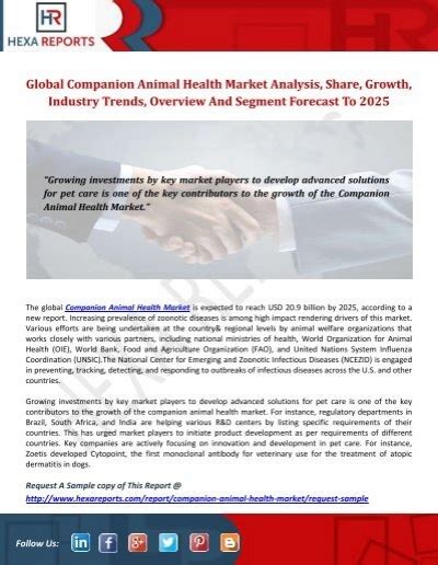 Global Companion Animal Health Market Analysis Share Growth Industry