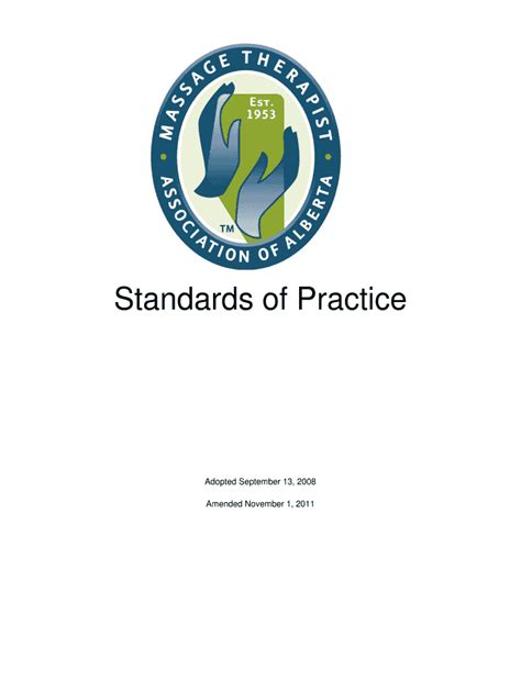 Fillable Online The Scope Of Practice Of Massage Therapy Is In Their