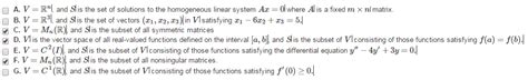 Linear Algebra Determine Whether The Given Set S Is A Subspace Of The Vector Space V