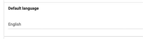 Set The Default Language Displayed On The Tablet Visitus