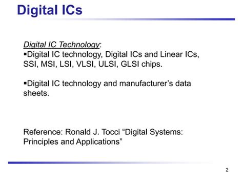 Digital Integrated Circuits Lecture Notes Ppt