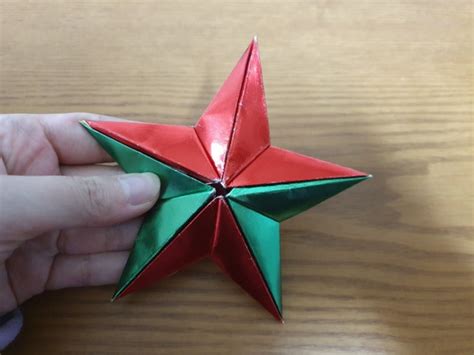 색종이로 입체 별 접는 방법 별종이접기 네이버 블로그