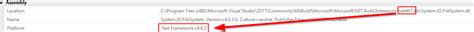dll in microsoft build extensions net461 targets framework 4 6 1 · issue 24734