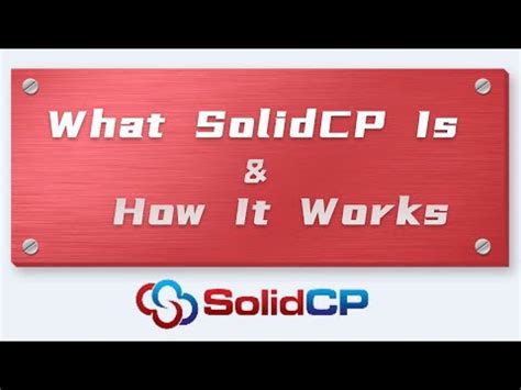 SolidCP Overview What SolidCP Is And How It Works YouTube