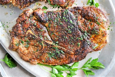 Pan Fried Pork Steak Pork Seasoning Rub Cast Iron Skillet