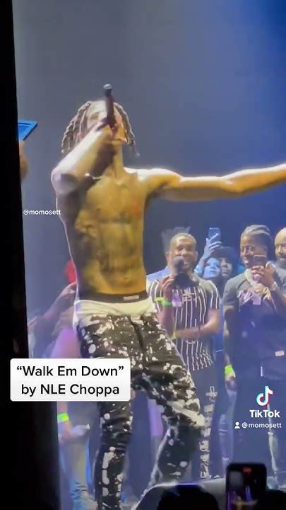 Nle Choppa “walk Em Down” Live In Los Angeles Youtube