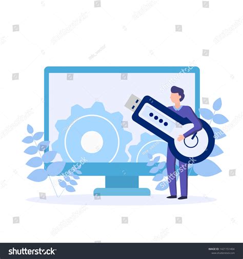 Rsa Token Man Holding Rsa Token Stock Vector Royalty Free Shutterstock