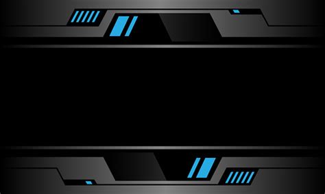 추상 회색 금속 블랙 블루 사이버 파워 에너지 기술 미래 스타일 와 빈 공간 기하학적 디자인 현대 창조적 인 배경 벡터 0명에 대한 스톡 벡터 아트 및 기타 이미지 Istock