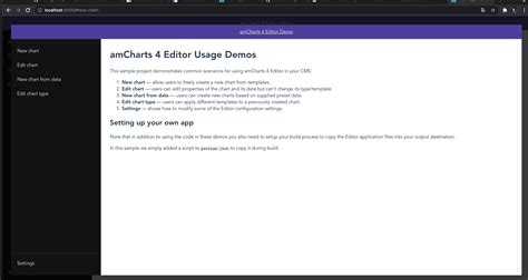 issue building amchart 4 editor · issue 73 · amcharts editor4 · github