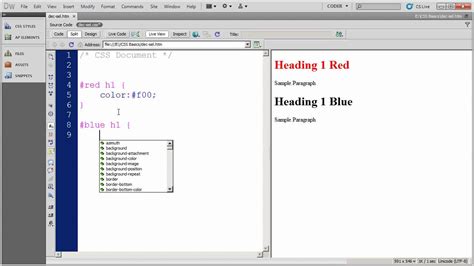 Using CSS Descendant Selectors YouTube