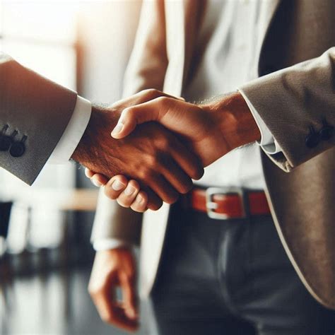 Unity And Partnership Premium Ai Generated Image