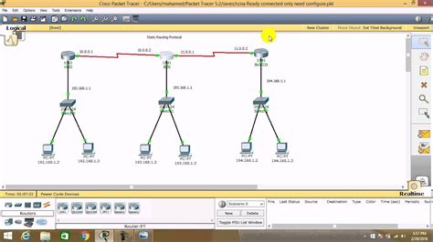 Ccna Routing And Switching Static Configuration Youtube
