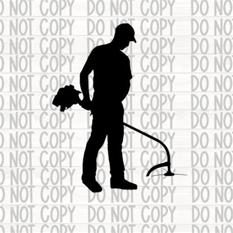 Lawncare Trimmer SVG Weedeater SVG Etsy