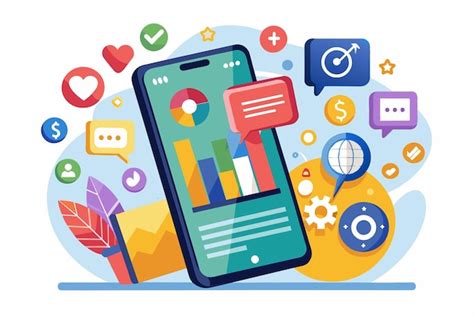 A Mobile Phone Showcases Vibrant Social Media Engagement Metrics And