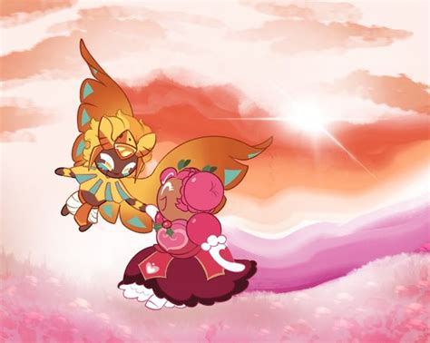 Golden Cheese Cookie X Hollyberry Cookie In 2022 Cracked Cookies Cookie Run Cheese Cookies