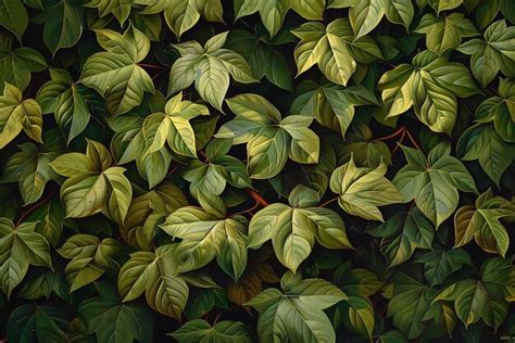 Green Tree Leaves Pattern Premium Ai Generated Image Green Tree Leaves Pattern Premium Ai Generated Image
