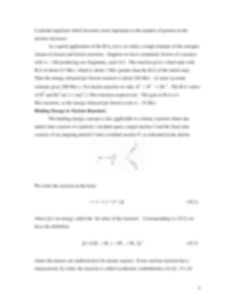 SOLUTION Nuclear Binding Energy And Stability Studypool