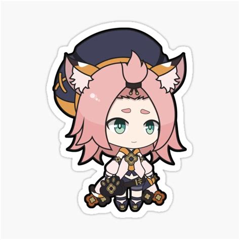 Diona Genshin Impact Sticker For Sale By KyraWaifu Redbubble