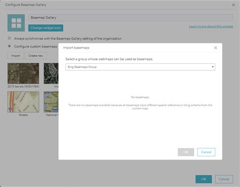 solved bing maps and basemap gallery widget esri community