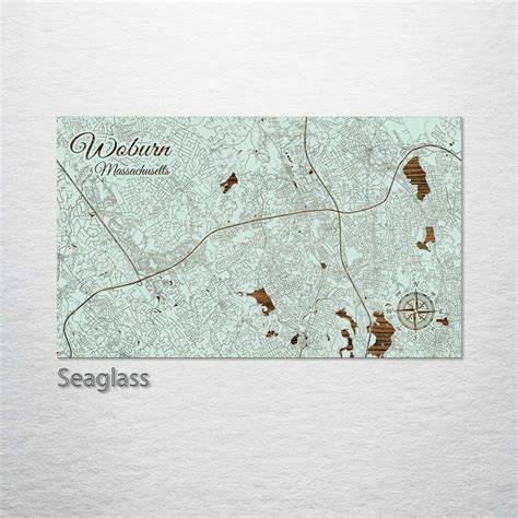Woburn Massachusetts Street Map