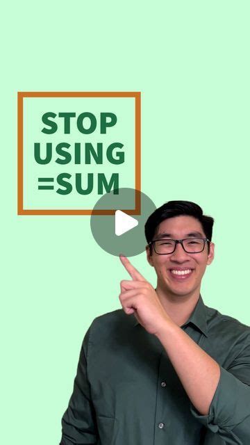Grant Excel Tips On Instagram Why You Should Stop Using Sum In Excel Better Alternatives