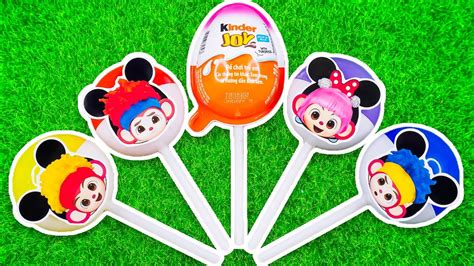 Satisfying Video Some Lots Of Big Candy Shop Lollipops Mickey Hogi