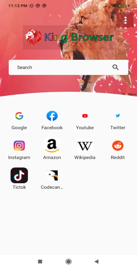 king browser app flutter internet browser by kingitlimited codecanyon