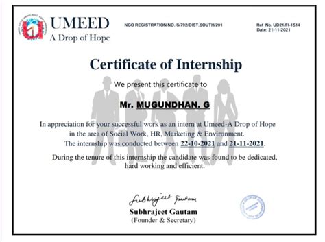 Mugundhan G On Linkedin I Successfully Completed My 1 Month Internship