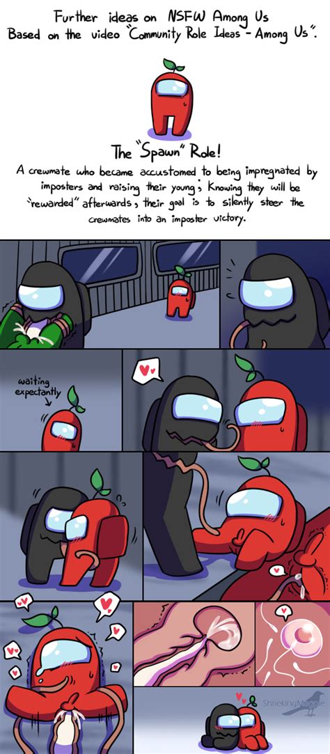 Rule 34 Among Us Balls Black Among Us Comic Crewmate Among Us