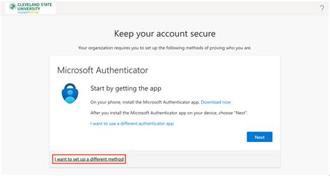 Mfa Setup Guide Basic Phone Cleveland State University