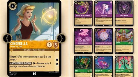 Full List Of Disney Lorcana Cards Revealed With App Launch R