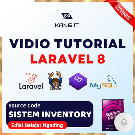 Jual Source Code Sistem Informasi Inventory Dan Vidio Tutorial Lengkap Laravel 8 Program