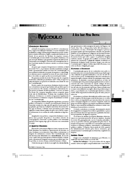 ente01 mod05 alta idade média oriental pdf pdf império bizantino