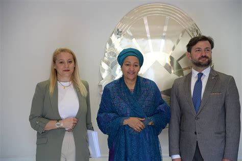 Hristijan Денеска остварив средба со претставници на Обединетите нации Амина Мохамед Рита