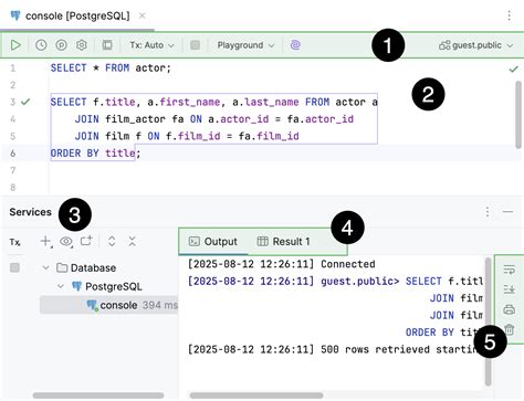 Query Consoles Datagrip Documentation Query Consoles Datagrip Documentation