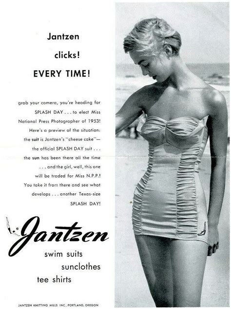 Jantzen 1953 Vintage Advertisements Vintage Swimwear Vintage Ads