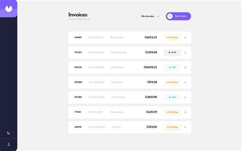 Frontend Mentor Invoice App Vuejs Coding Challenge Solution