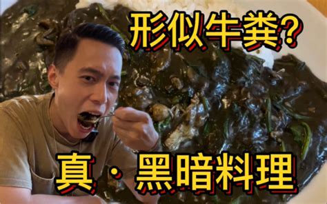 日本这家长得像牛粪的咖喱那必须得去尝尝 油头四六分 油头四六分 哔哩哔哩视频