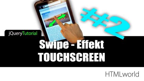Jquery Mobile Tutorial Swipe Effekt 2 Algorithmus Deutsch Youtube