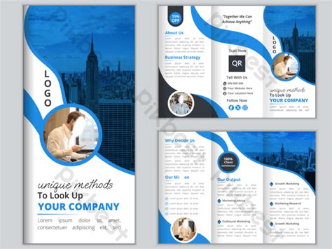 기업 삼단 브로셔 디자인 Png Eps 무료 다운로드 Pikbest