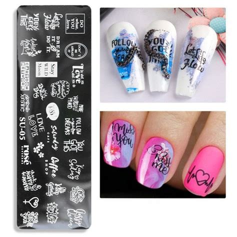 Badu Bg Направи си сам Маникюр Дизайн на маникюр Хелоуин Декорация на ноктите Кухи шаблони за